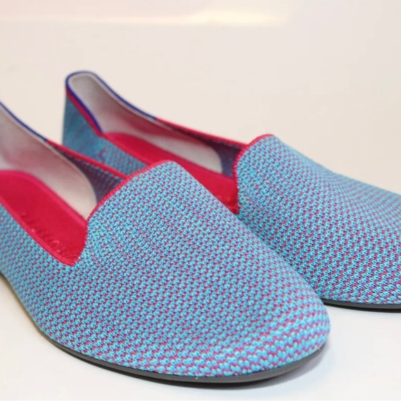 Rothy's | Shoes | Rothys The Loafer Bluebell Triple Stitch Knit Fabric ...